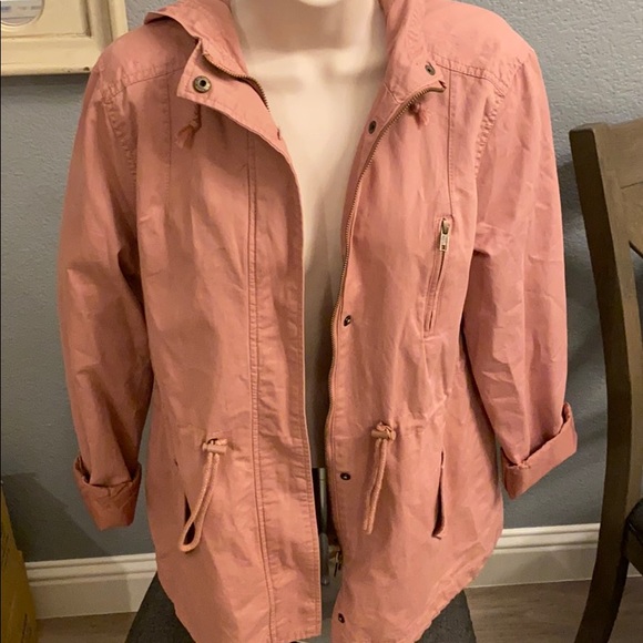 Forever 21 | Jackets & Coats | Forever 2 Anorak Blush Dusty Rose L ...